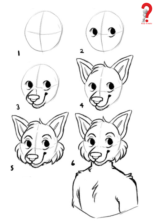 How To Draw A Furry Head Tutorial How To Draw A Furry Head Tutorial