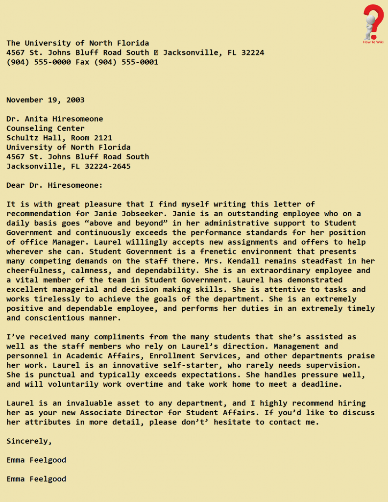 How To Write A Reference Letter For Scholarship | HowToWiki