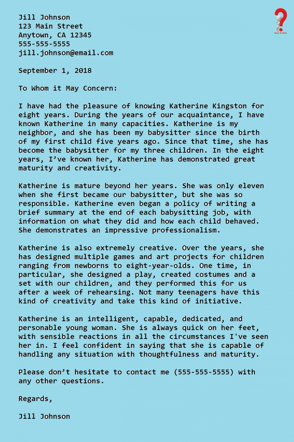 How To Write Character Reference Letter For A Friend | HowToWiki