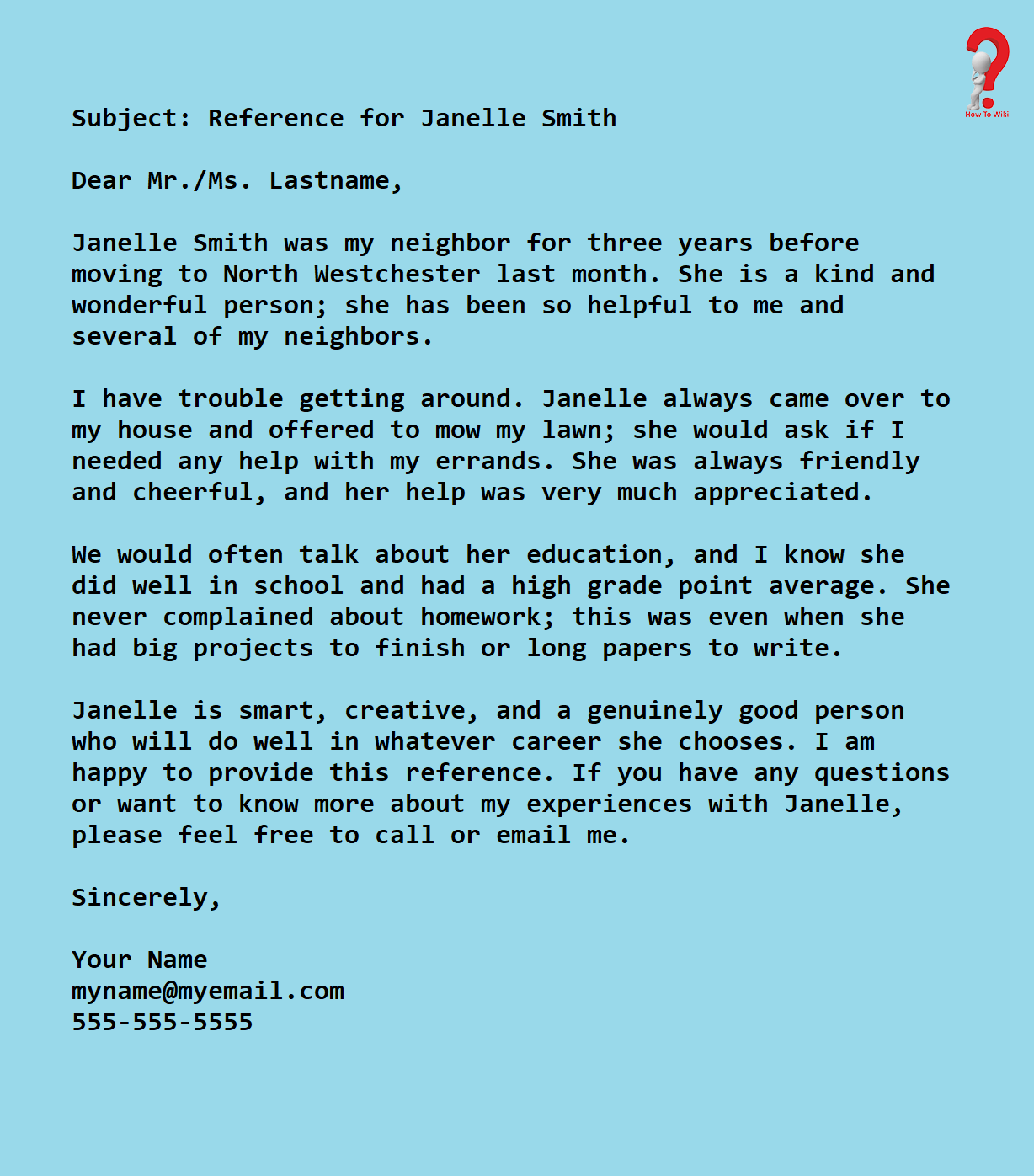 How To Write Character Reference Letter For A Friend HowToWiki How To Write Character Reference Letter For A Friend HowToWiki