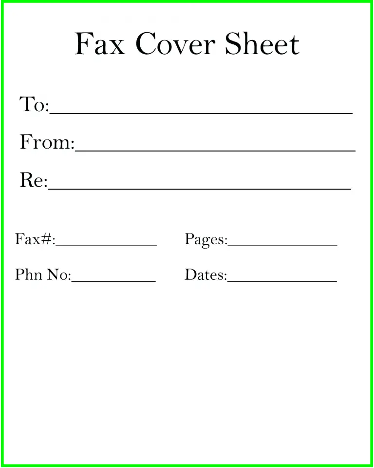 How To Use Online Fax Cover Sheet In Google Docs | HowToWiki