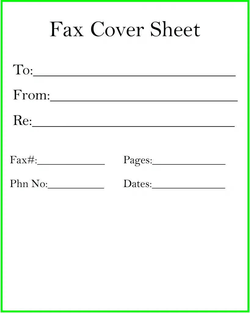 How To Use Online Fax Cover Sheet In Google Docs | HowToWiki
