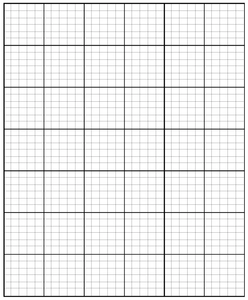5+ Printable Large Graph Paper Templates | How To Wiki