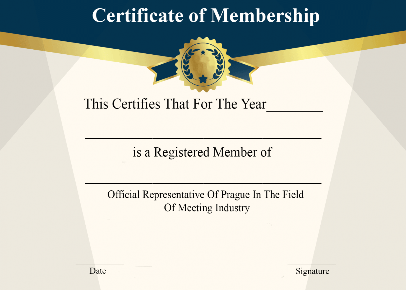 5+ Free Printable Certificate Of Membership Template Download | HowToWiki