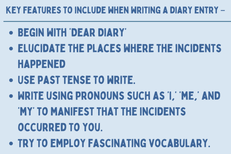 How To Write A Diary Entry Format? | HowToWiki